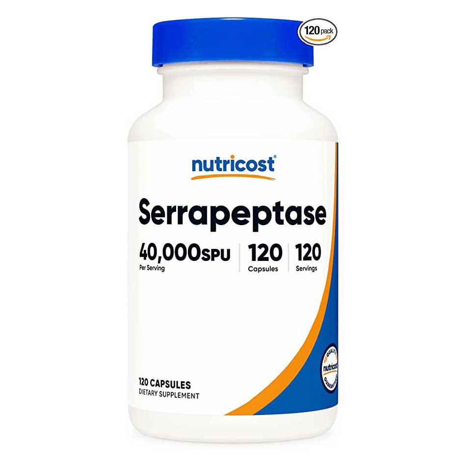 Serrapeptase 40,000 SPU (20 MG) - Anti-Inflammatory, Pain Relief [Kenya ...
